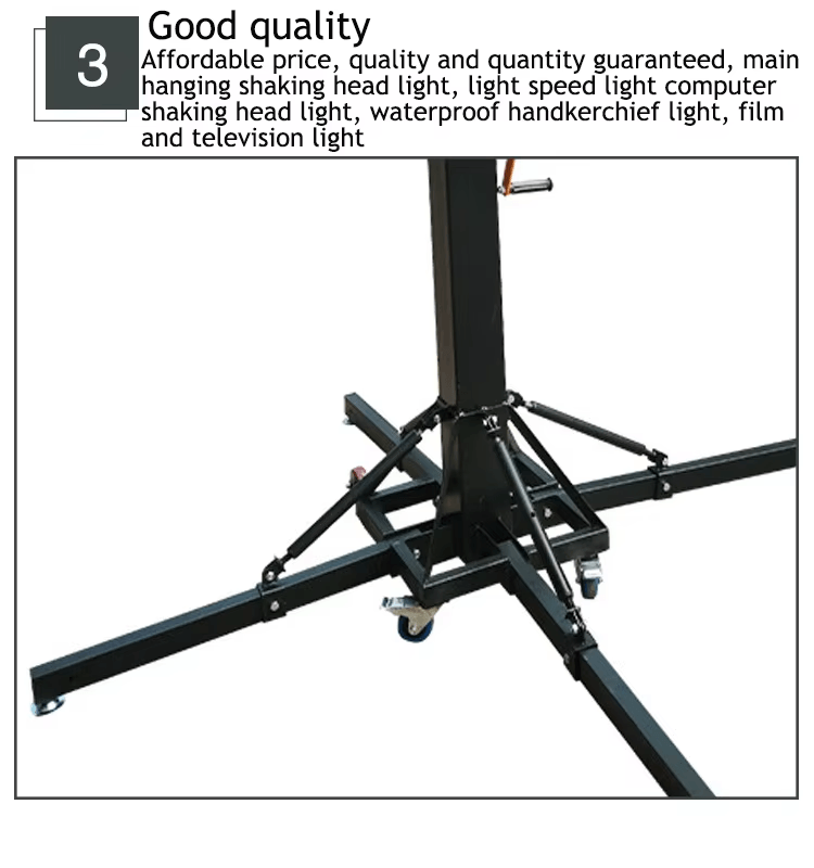 5.5m Heavy Duty Line Array Lighting Truss Crank Stand Stand Truss Tower ...